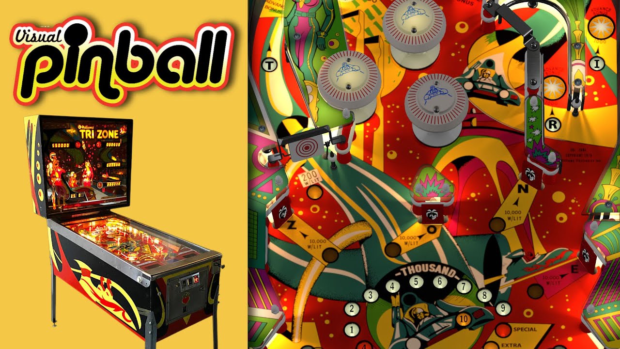Tri Zone (Williams 1979) - Visual Pinball - VPX - YouTube