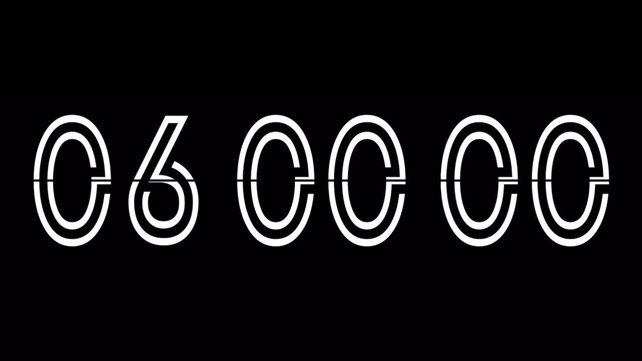 6 hours countdown, Timer & alarm flip clock. - YouTube
