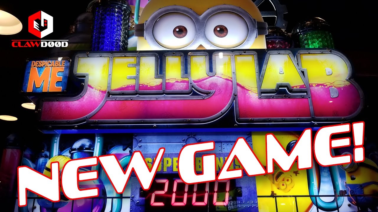 NEW! Despicable Me Minions JellyLab Arcade Game! | Rare Minion Card WIN ...