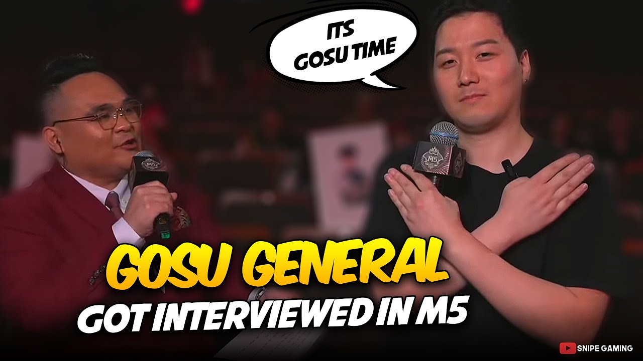 WOW! 😮 GOSU GENERAL GOT INTERVIEWED in M5 WORLD . . . - YouTube