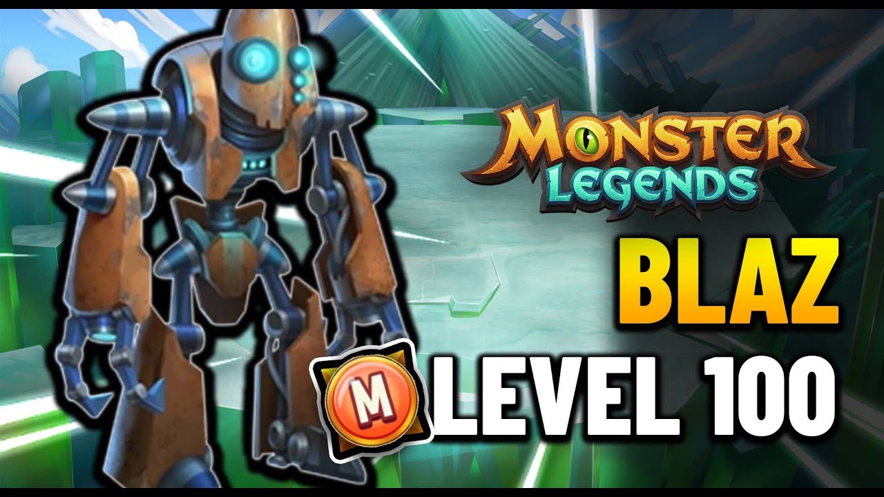 Blaz (Level 100) Mythical | Monster Legends - YouTube