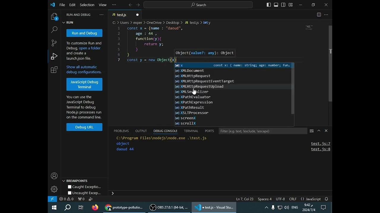 JavaScript for bug hunters - declare objects - YouTube