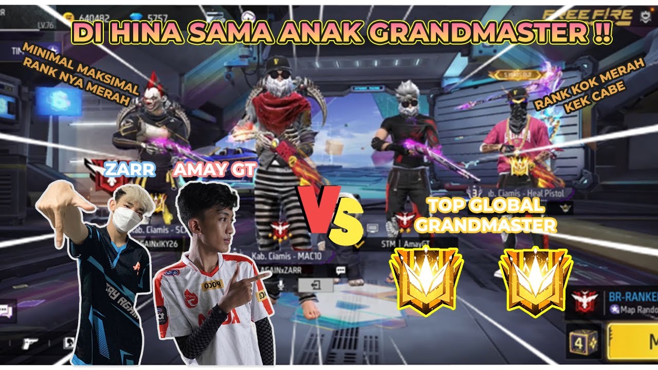 KETIKA ZARR DAN AMAY GT DI HINA SAMA ANAK GM KARENA RANK MERAH AUTO ...