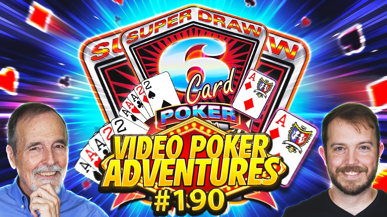 Ultimate X Bonus & Super Draw 6 Card! Video Poker Adventures 190 • The ...