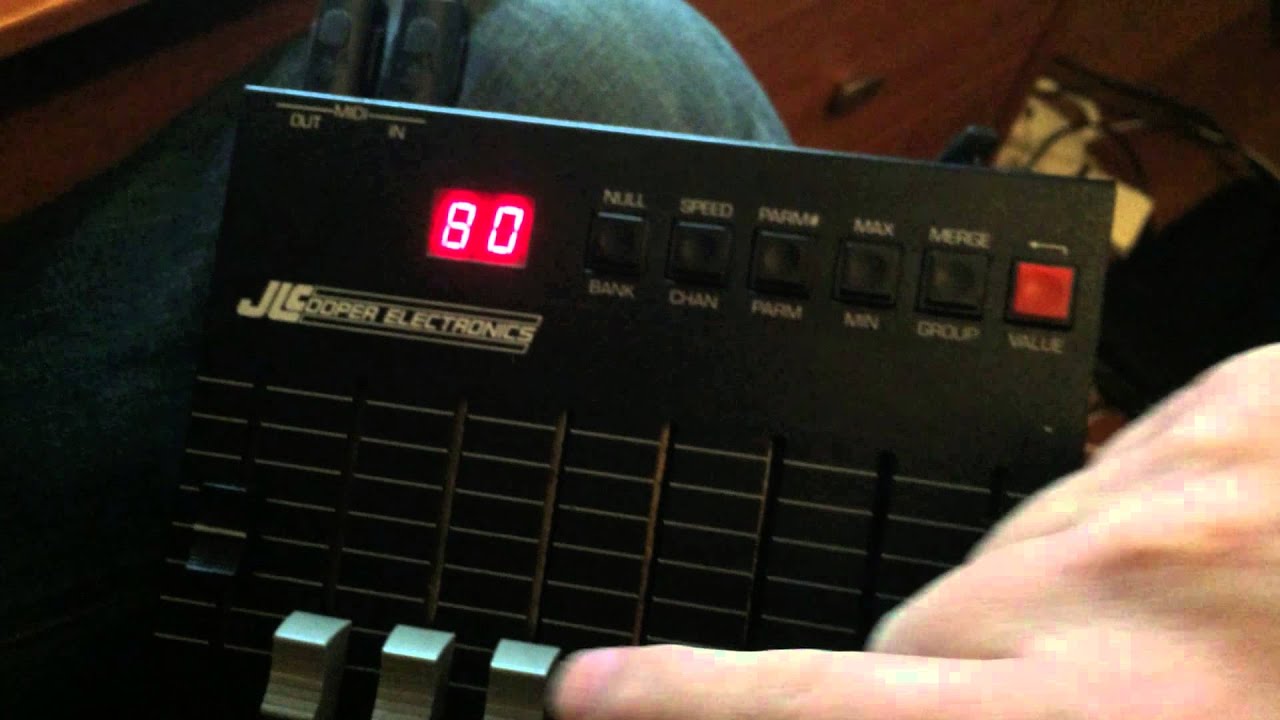 JL Cooper FaderMaster Weirdness - YouTube