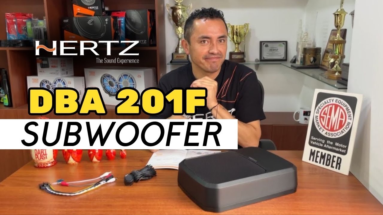 Subwoofer SUPER PLANO HERTZ DBA 201F - YouTube