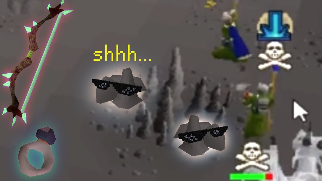 Pretending to be a Rock in Rev Caves ft. Dark Bow (OSRS) - YouTube