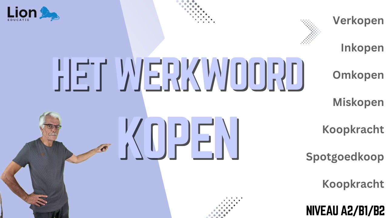 Het werkwoord kopen. (Niveau: A2/B1/B2) - YouTube