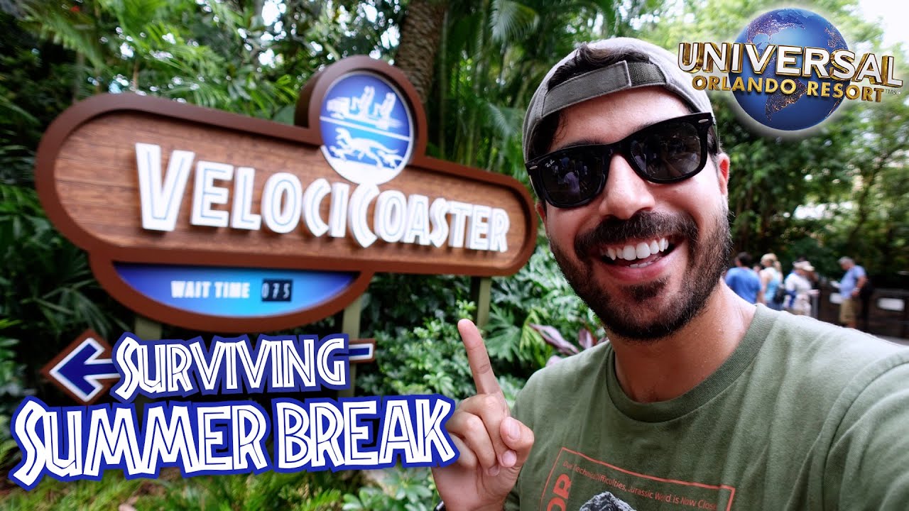 Surviving SUMMER BREAK 2021 at Universal Orlando! VelociCoaster Tips ...