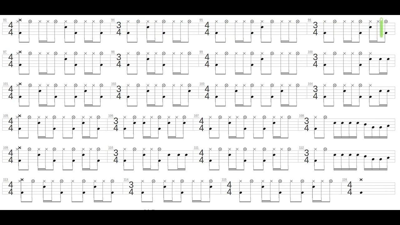 Cask of Amontillado + Michael Romeo + Drum only + Drum tab - YouTube