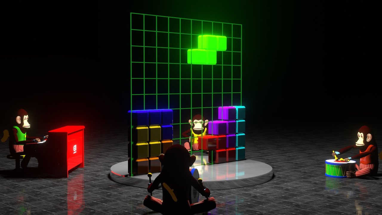 TETЯIS with Chimps | G11 animation - YouTube