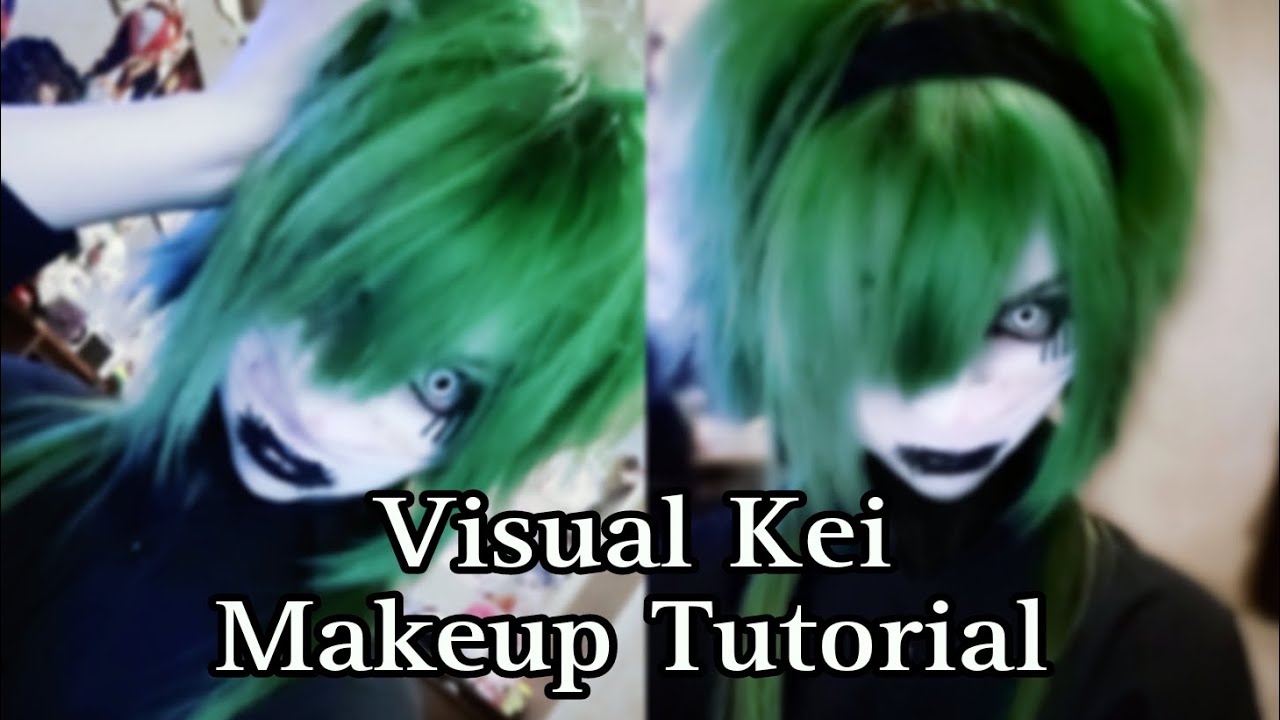 a poorly done visual kei makeup tutorial - YouTube