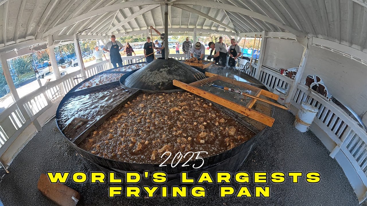 The World’s Largest Frying Pan Is Right Here in NC - YouTube