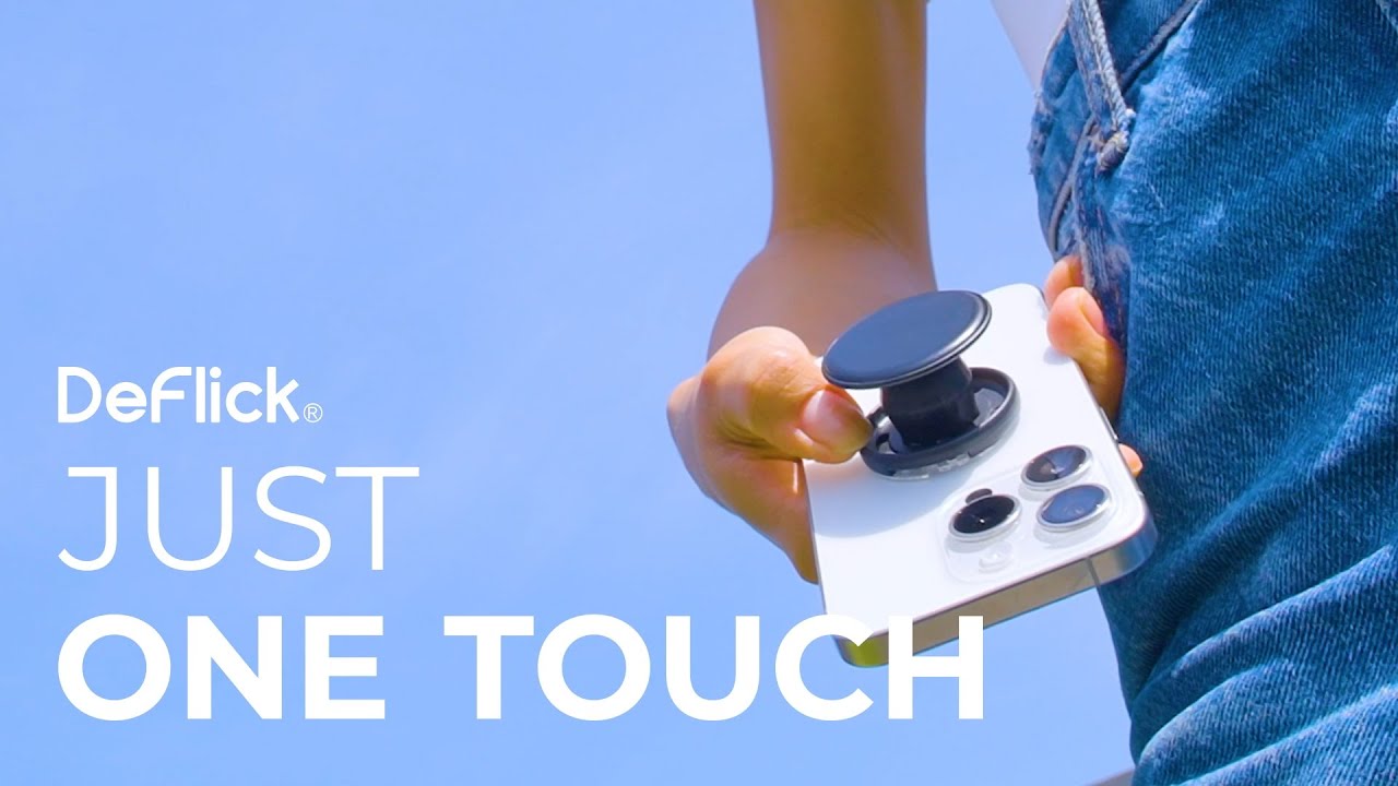 One Touch Hand Grip DeFlick - YouTube