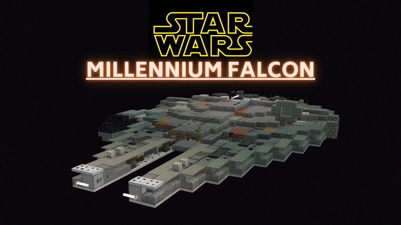 Minecraft: How to build the Millennium Falcon in Minecraft | Minecraft ...