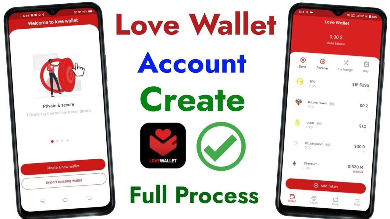 HOW TO CREAT LOVEWALLET ACCOUNT - YouTube