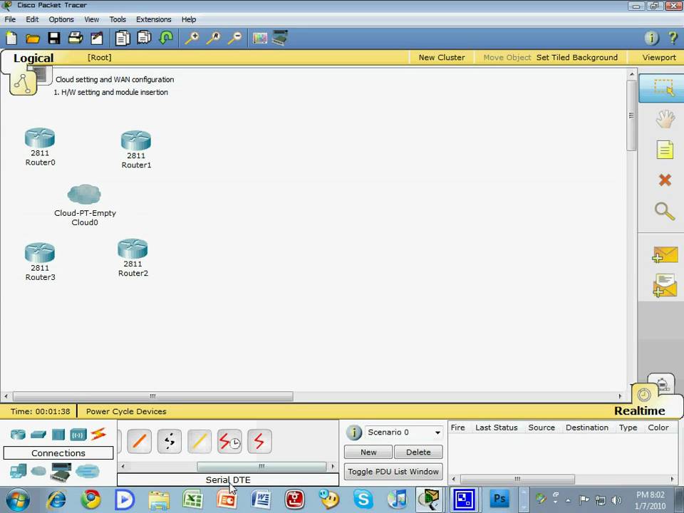 WAN and Cloud configuration 1/8 (Hardware setting and Cloud setting ...