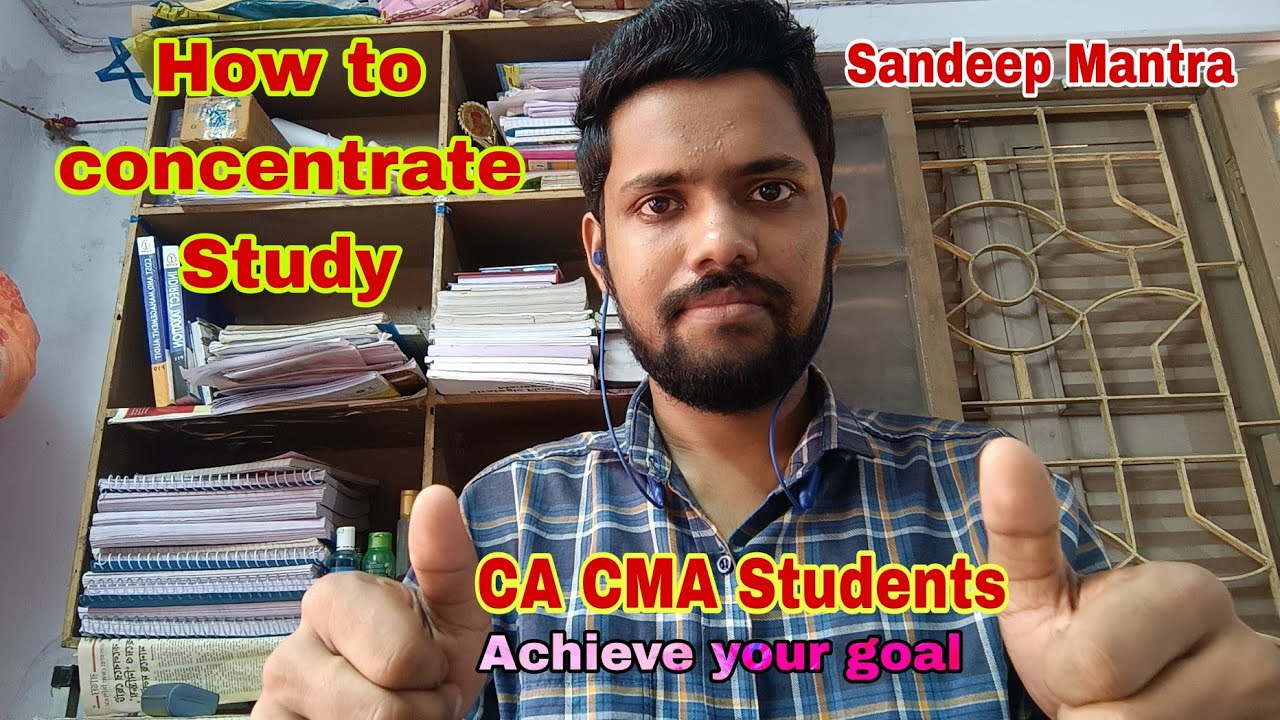 HOW TO CONCENTRATE STUDY 📚FULL MOTIVATIONAL STUDY 100% CMA CA CS ...