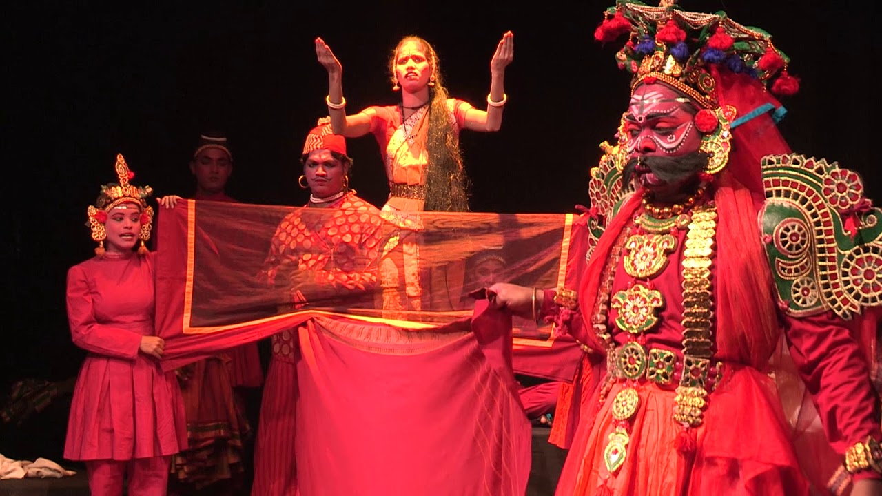 Karnatic Kattaikkuttu - Disrobing of Draupadi Excerpts - YouTube