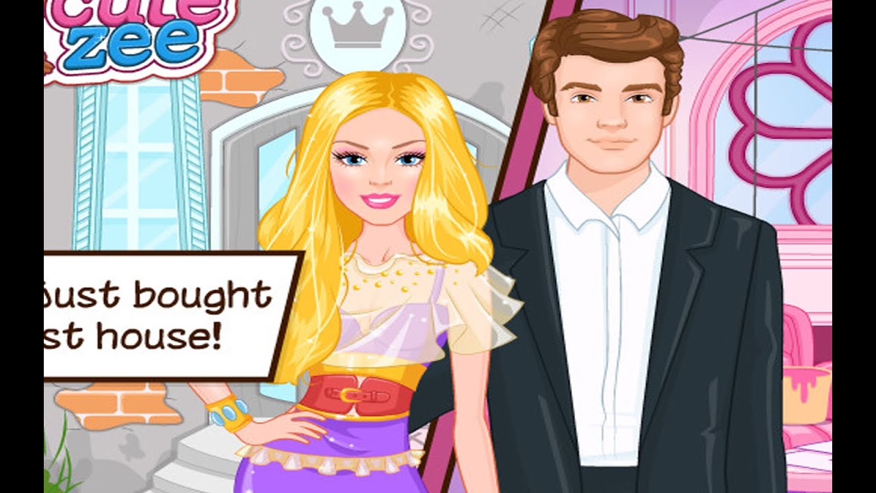 Barbie And Ken Dream House - Games for kids - YouTube