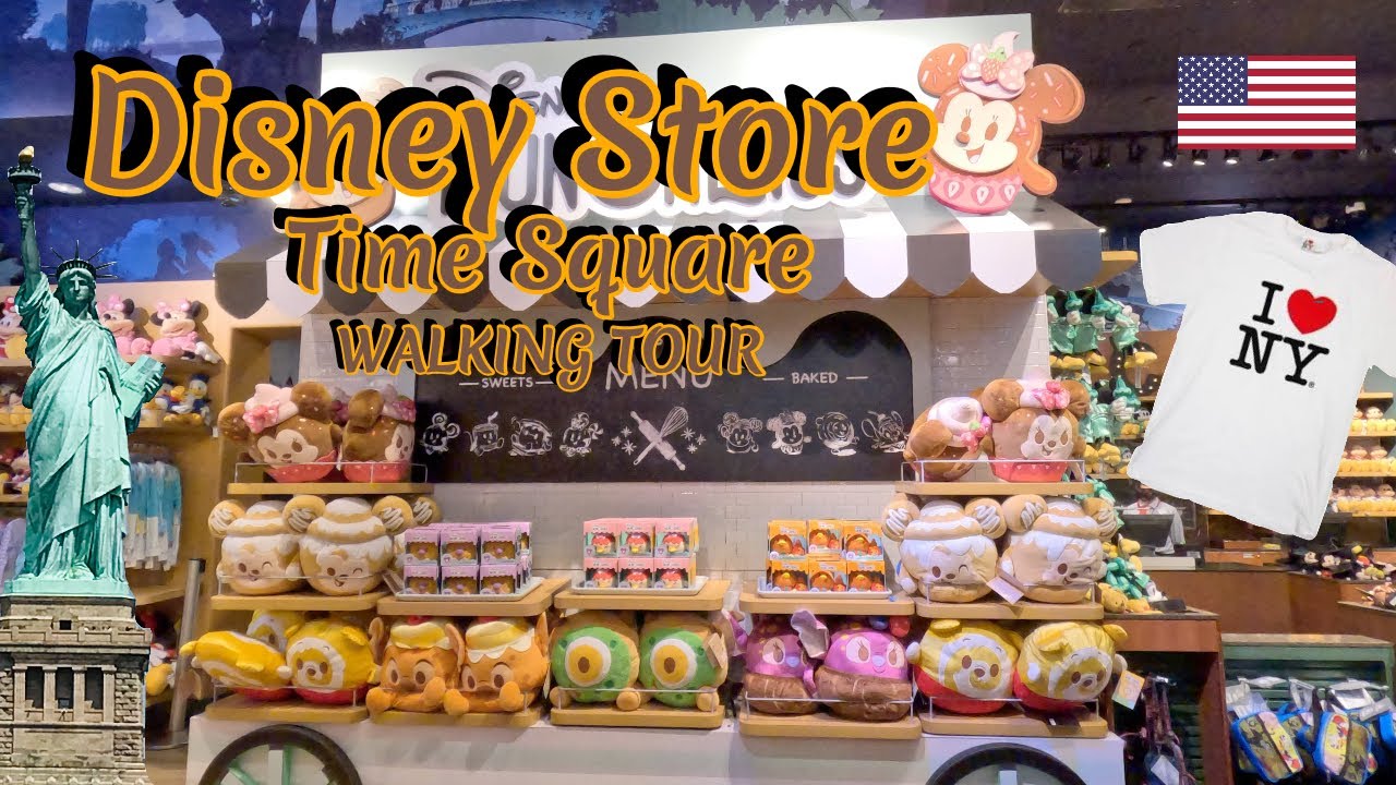 DISNEY STORE WALKING TOUR TIME SQUARE MANHATTAN NEW YORK CITY - YouTube