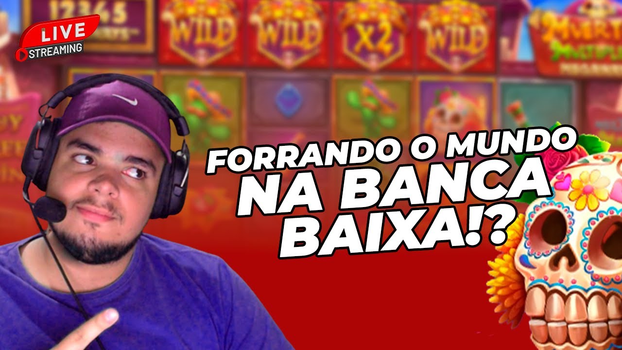 FORRANDO O MUNDO NA BANCA BAIXA? ME INDIQUE UM SLOT - YouTube