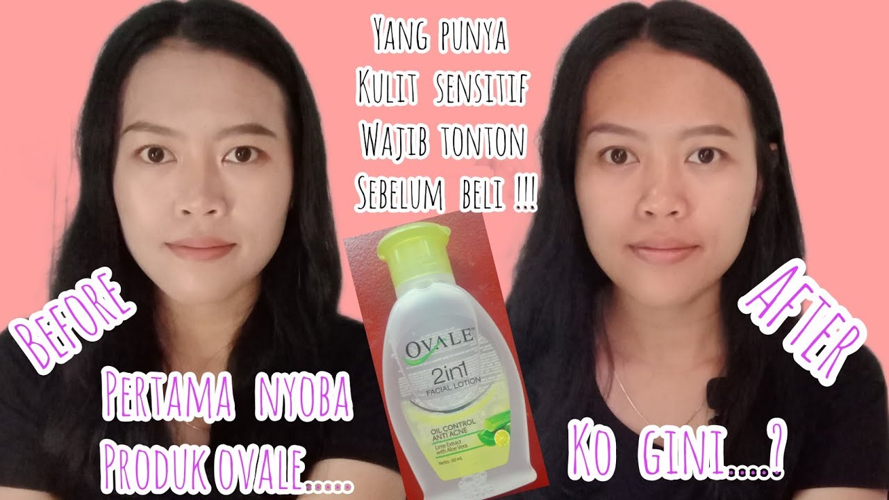 REVIEW OVALE FACIAL LOTION 2 IN 1 OIL CONTROL ANTI ACNE - YouTube