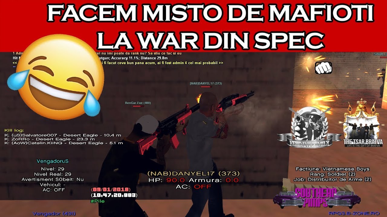 CATERNICA DE MAFIOTI LA WAR DIN SPEC - ADMIN LIFE - YouTube
