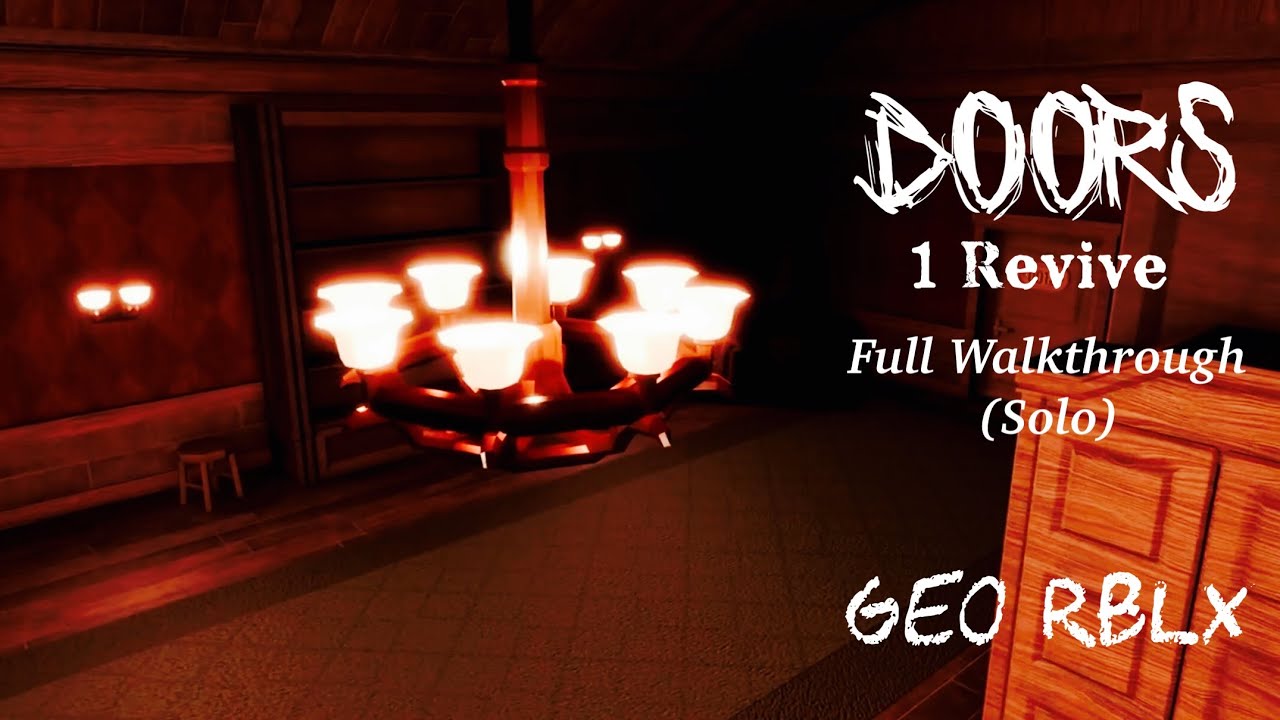 Doors 1 - 100 Full Walkthrough || Geo RBLX - YouTube