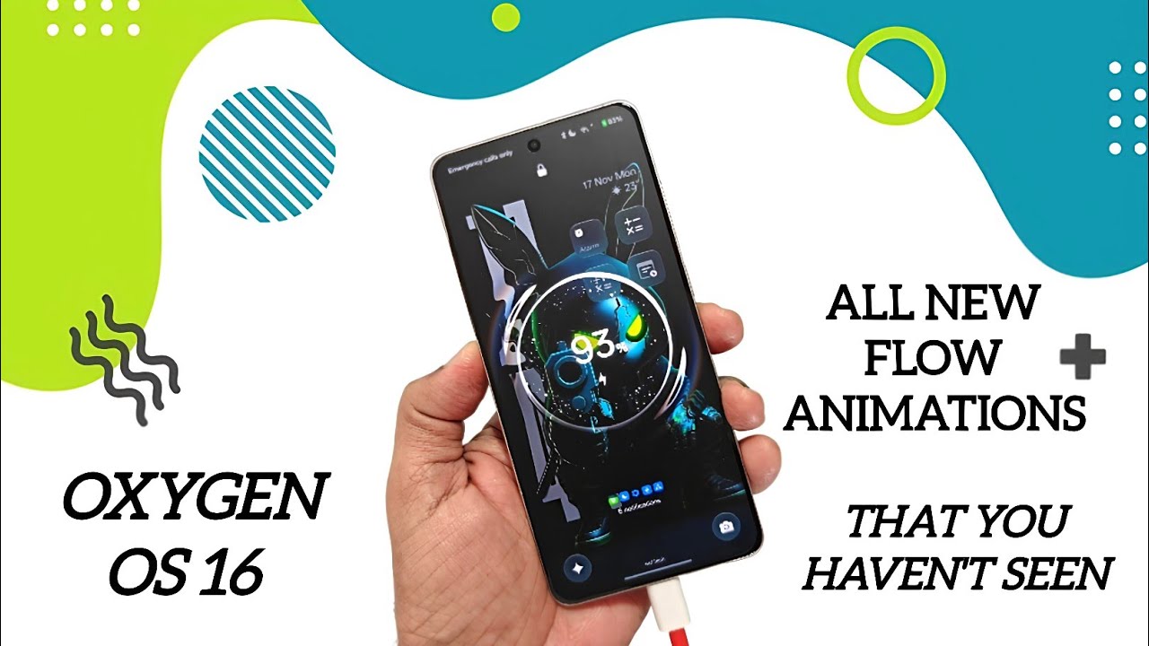Oxygen OS 16 flow motion animations oneplus 15, 12 & 13 - YouTube
