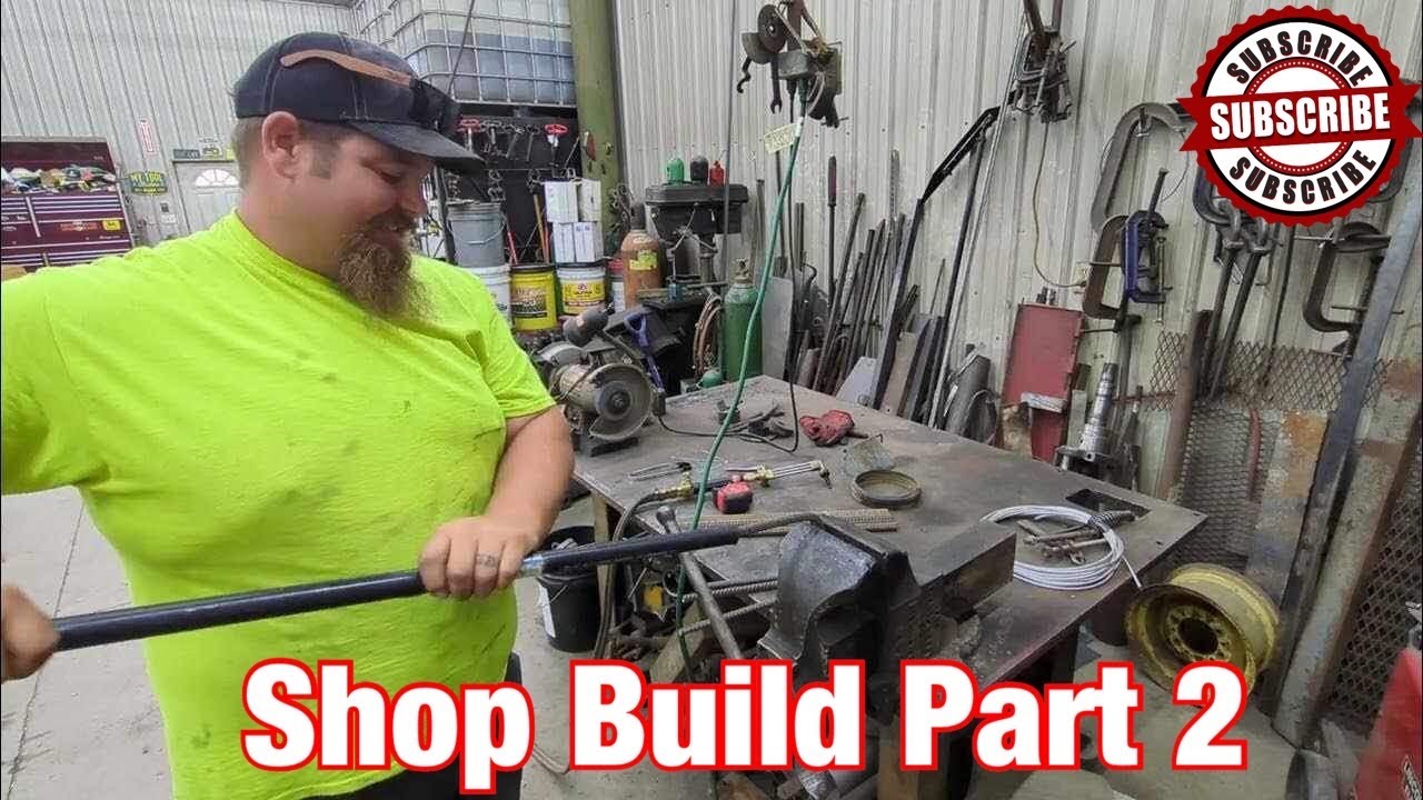 My Dream Shop Build Continues. Perma Columns And Some Plumbing - YouTube