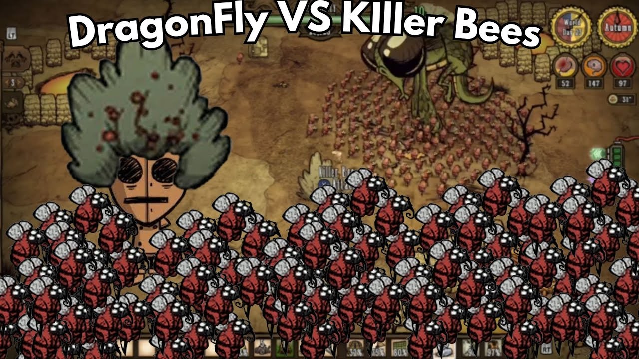 Killing Dragonfly with Killer Bees! (DST) - YouTube