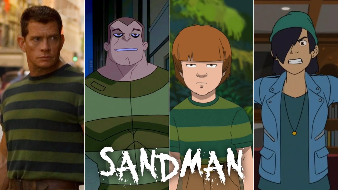 Evolution of Sandman in movies and cartoons (60fps) - YouTube