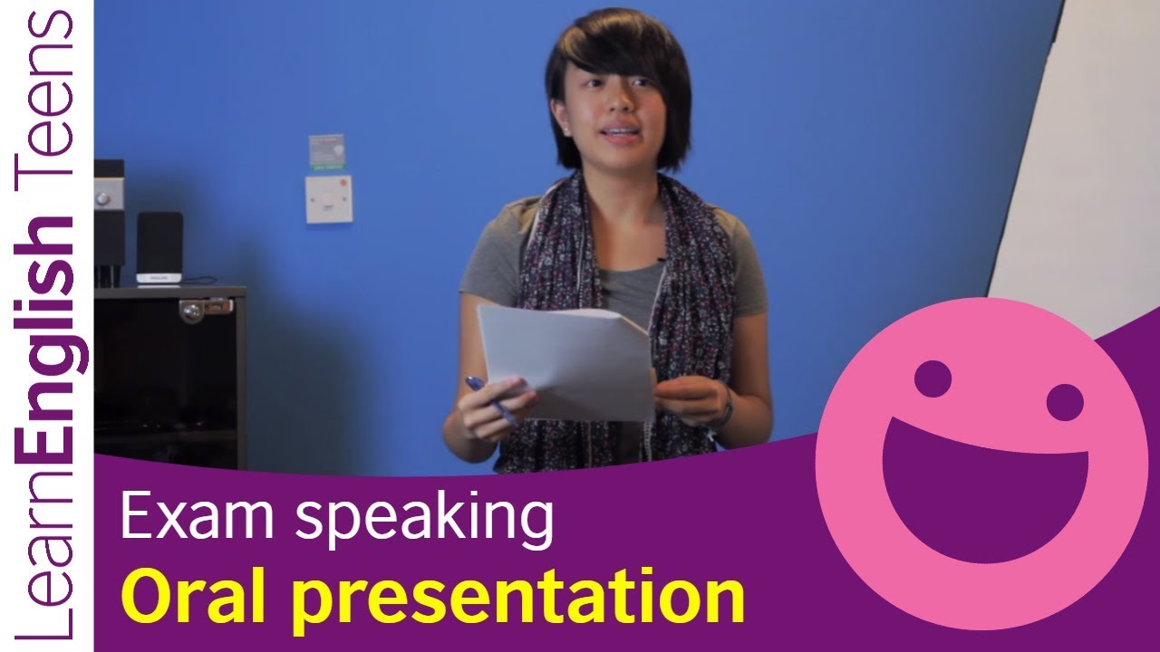Exam speaking: Give a presentation - YouTube