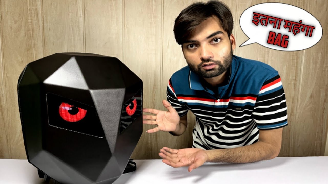 LED Motorbike Backpack Unboxing & first look 🔥.... This bag has cool ...