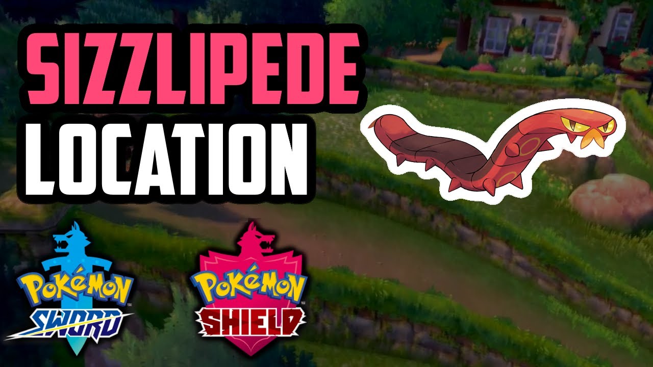 How to Catch Sizzlipede - Pokemon Sword & Shield - YouTube