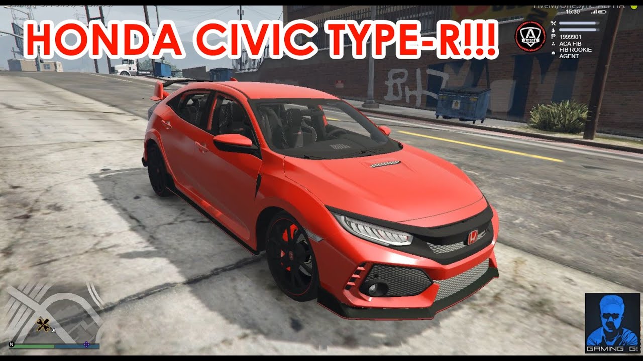 CUSTOMIZING HONDA CIVIC TYPE-R 2020 IN GTA V ROLEPLAY (TAGALOG) - YouTube