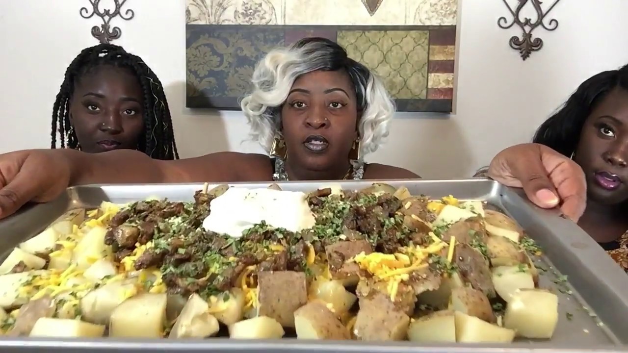 FULLY LOADED STEAK & POTATOES/ 2 Lies 1 truth - YouTube