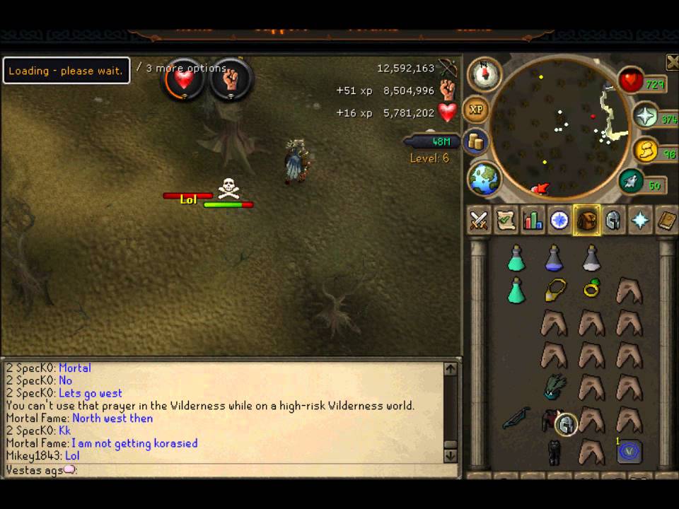 Runescape- Vestas Ags Pk vid 3 Statius pking AGS CLAWS DDS max pure ...