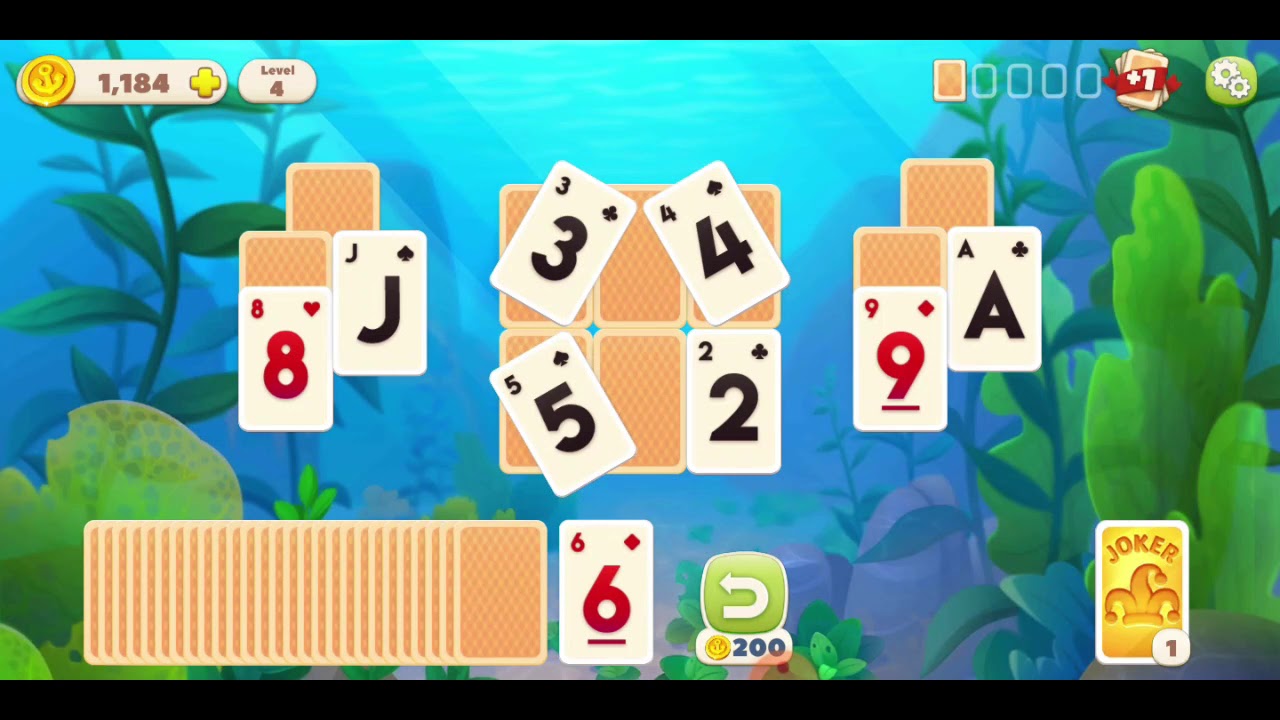 Solitaire card game how to play - undersea solitaire part 2 - YouTube
