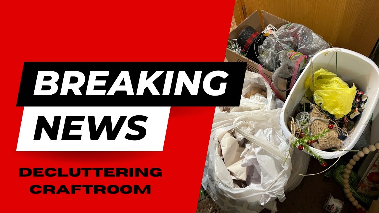 DECLUTTER MY SPACE CRAFT ROOM EDITION #DECLUTTERMYSPACE23 #declutter # ...