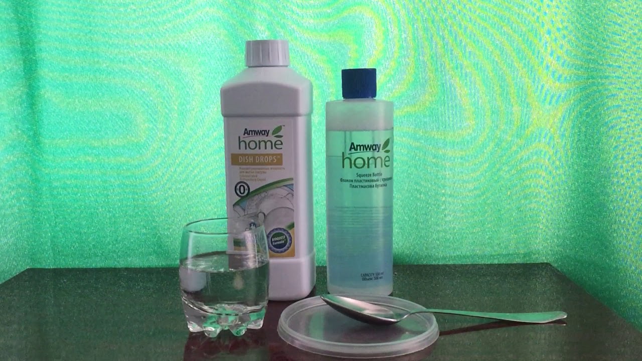 DISH DROPS™ Концентрированная жидкость для мытья посуды - YouTube