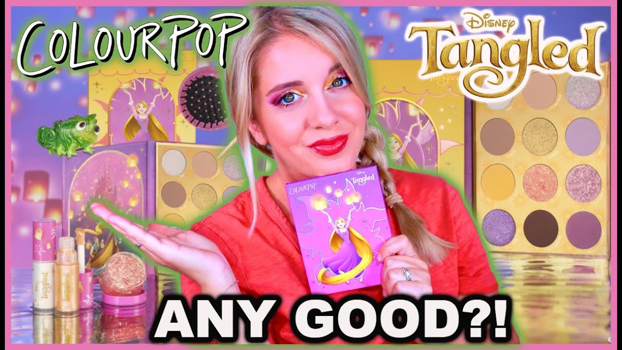 NEW! COLOURPOP X DISNEY'S TANGLED FULL COLLECTION | Worth $99?! - YouTube