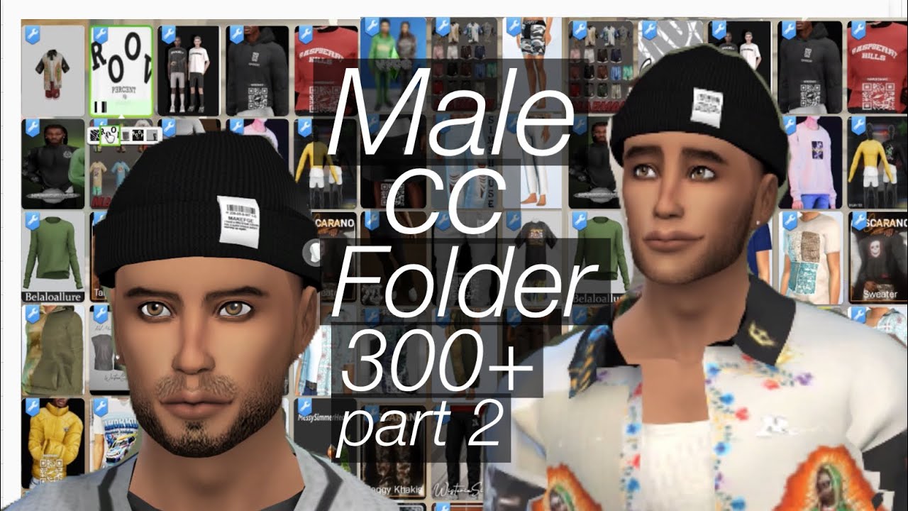 Male CC Folder (Part 2)| The Sims 4| 300+ Items Google Drive Folder ...