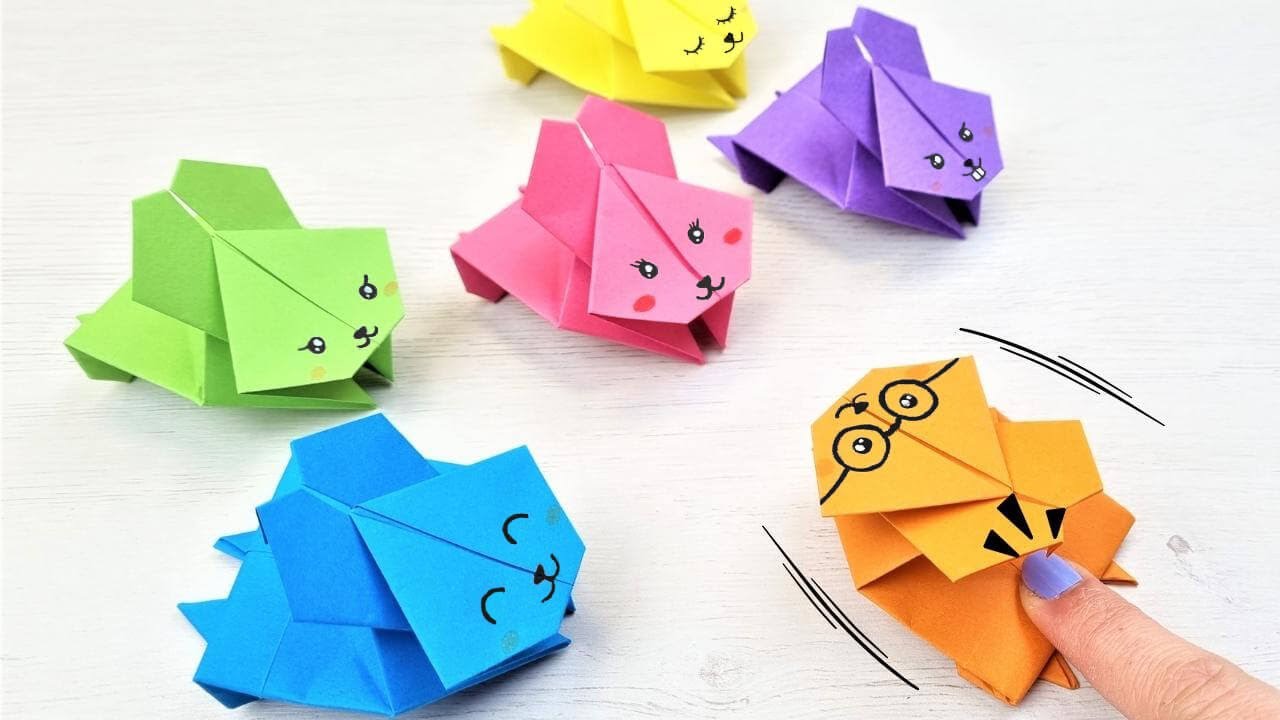🐇 Cómo hacer un Conejo de papel saltarín – Origami fácil - YouTube