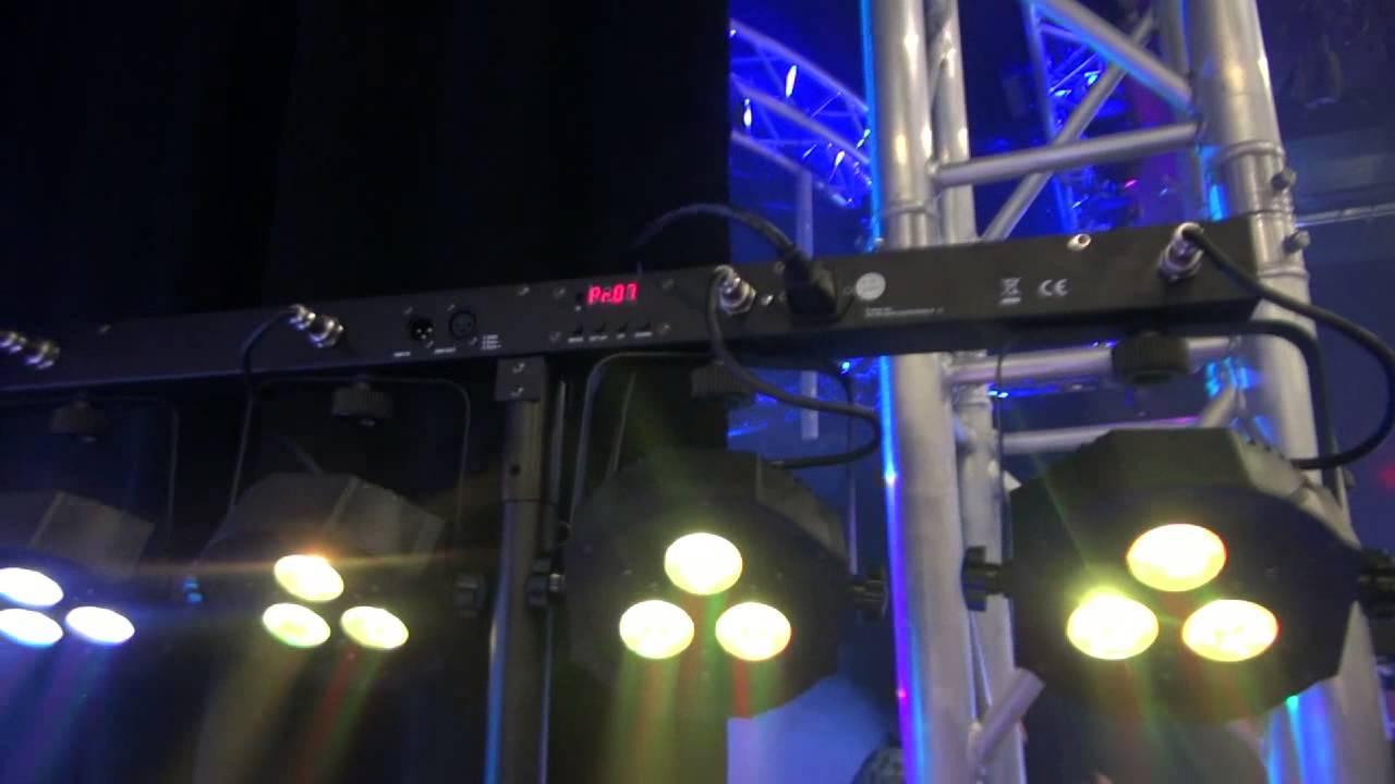 NEW ADJ Wireless Mega Par QA Profile System - YouTube