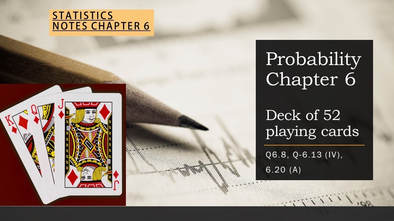 probability Lecture 6, deck of 52 playing cards - YouTube