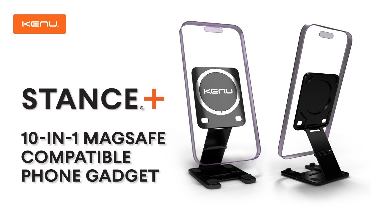 Kenu Stance+ 10-in-1 Smartphone Gadget - YouTube