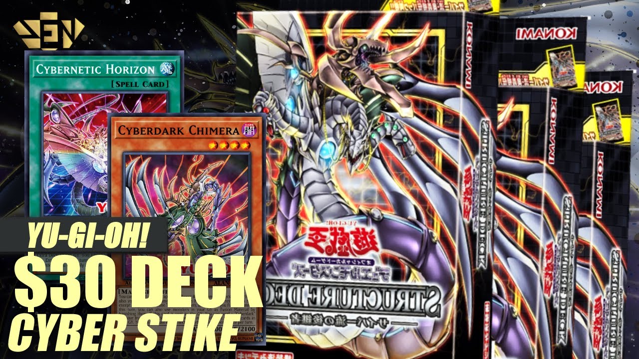 The BEST Cyberdark DECK | 3x Structure Deck Cyber Strike - YouTube