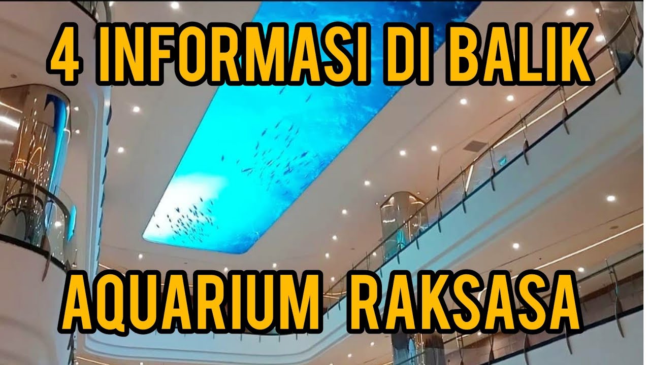 MALL TENTREM SEMARANG AQUARIUM RAKSASA DI SEMARANG JAWA TENGAH - YouTube